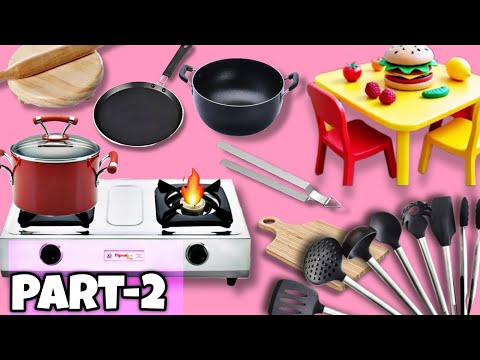 DIY 8 Kitchen Toys (Part-2)| DIY Kitchen Set! | GreatDIYTricks.com